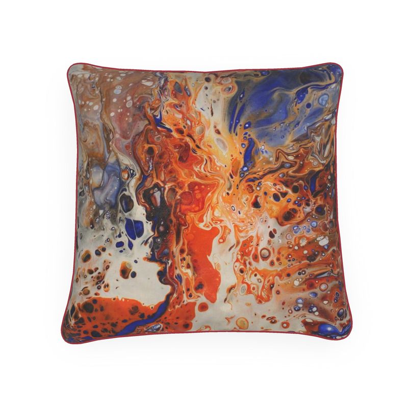 Winter Inferno on cushion – Art Infinitum
